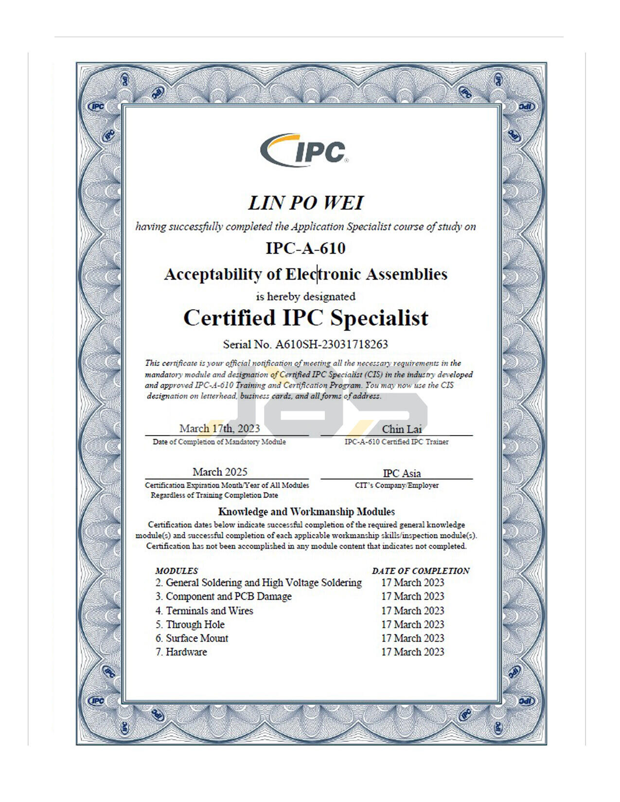 IPC-A-610